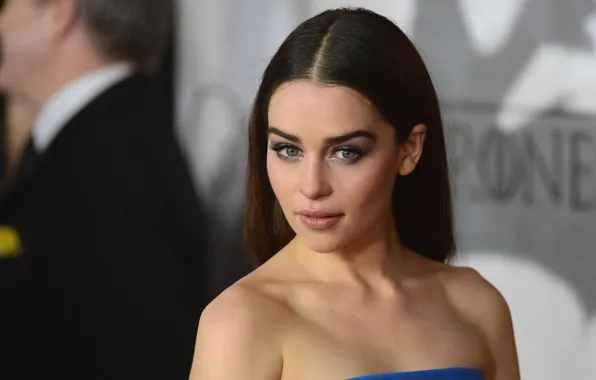 Wallpaper look, pose, actress, brunette, Emilia Clarke, Emilia Clarke ...