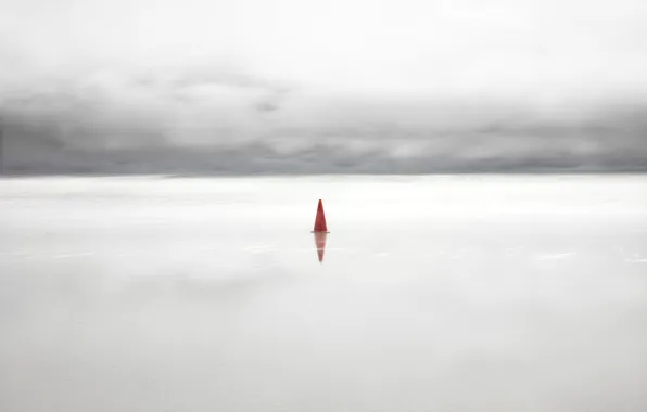 Wallpaper sea, the sky, sign for mobile and desktop, section минимализм ...