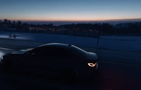 Wallpaper HDR, BMW, Horizon, Winter, Night, Game, City Lights, UHD, 4K ...