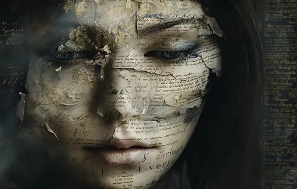 Wallpaper girl, portrait, art for mobile and desktop, section разное ...