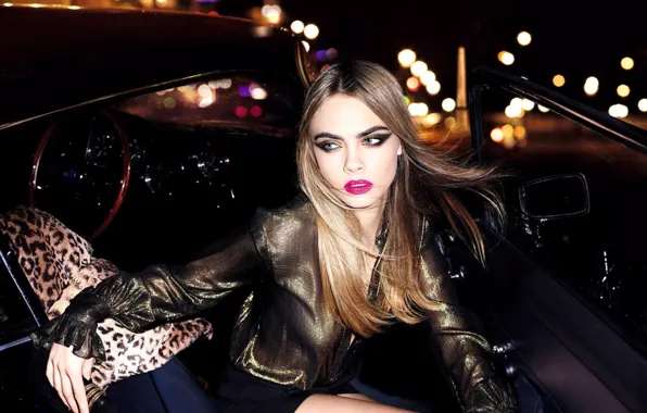 Wallpaper look, pose, model, makeup, actress, hair, make-up, Cara ...