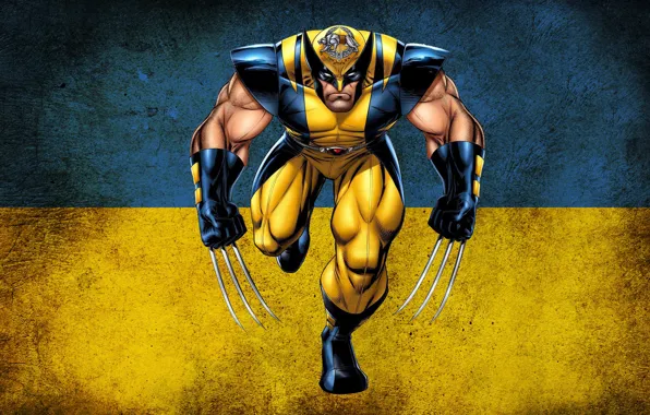 Wallpaper flag, Ukraine, comics, marvel for mobile and desktop, section ...