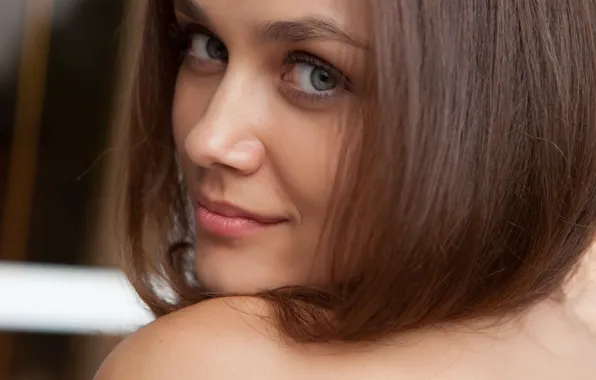 Wallpaper Girl Eyes Model Face Cute Zlatka And Zlatka Knee For