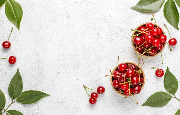 Wallpaper cherry, white background, cherry for mobile and desktop ...