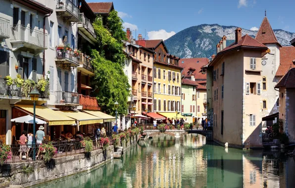 Wallpaper France, houses, Annecy, Image by mfvgml for mobile and ...