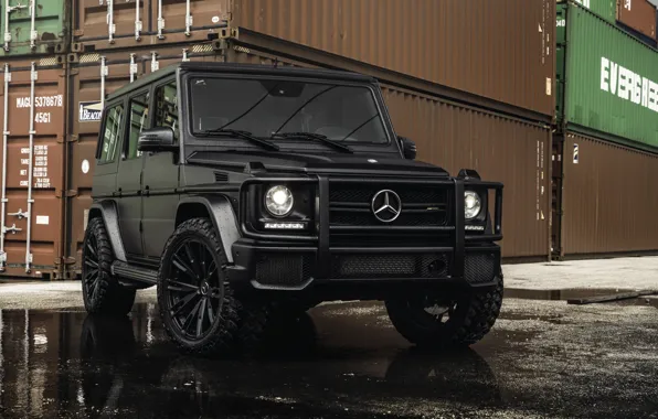 Wallpaper Mercedes, Black, G-class, Gelendwagen, Briсk images for ...