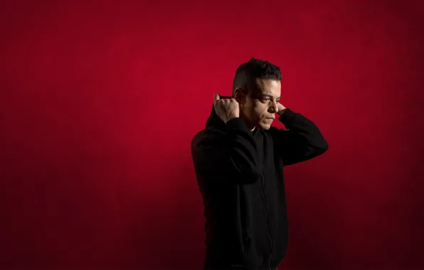 Download wallpaper the series, Rami Malek, Rami Malek, Mr. Robot, Mr ...