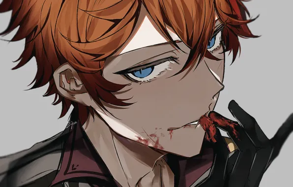 Wallpaper blood, guy, Genshin Impact, Tartaglia for mobile and desktop ...