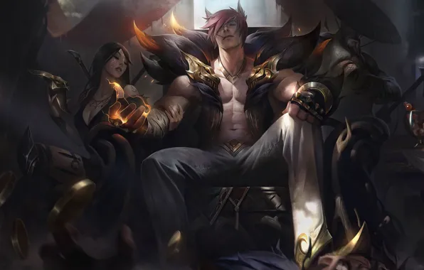 Wallpaper the game, brunette, game, characters, League of Legends ...