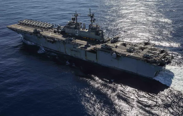 Download wallpaper ship, American, United States Navy, USS Kearsarge ...