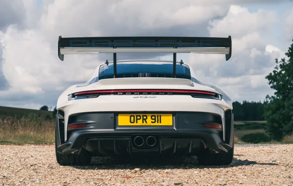 Wallpaper 911, Porsche, Weissach Package, Porsche 911 GT3 RS, rear wing ...
