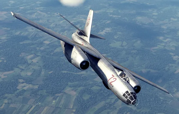 Wallpaper USSR, Il-28, Ilyushin design Bureau, Bomber, The Air Force of ...
