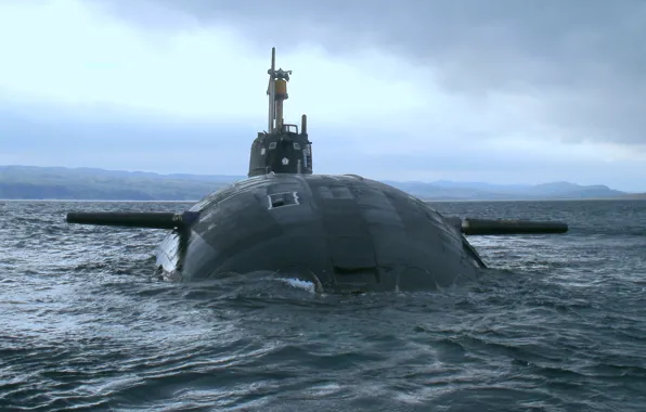 Wallpaper submarine, Barracuda, The project 945a for mobile and desktop ...