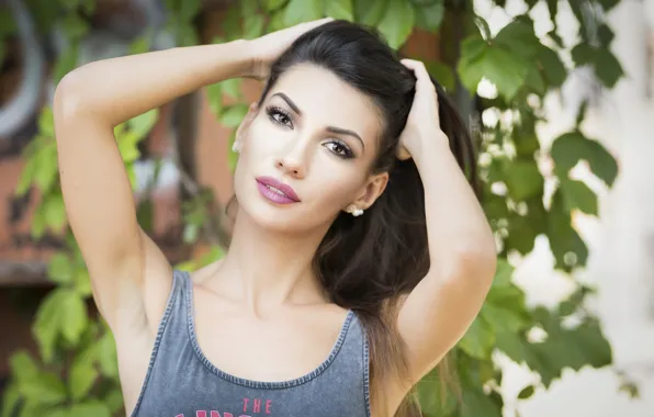 Wallpaper face, model, hair, Daniela images for desktop, section ...