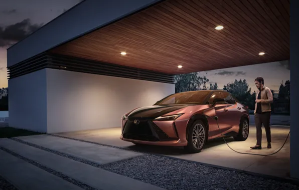 Wallpaper Lexus, Guy, Electric, Electric SUV, 2023, Lexus RZ 450E ...
