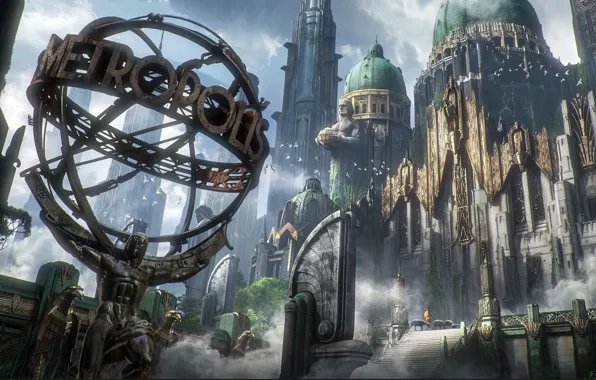 Clockwork City Wallpaper