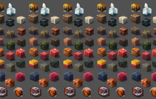 Wallpaper cubes, texture, art, Riot Games, Ayhan Aydogan images for ...