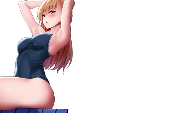 Wallpaper Kawaii Girl Hot Sexy Wet Anime Pretty Swimsuit For