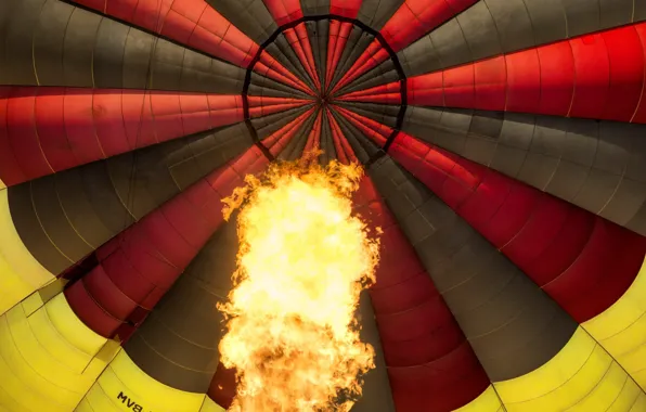 Wallpaper Fire Red Yellow Balloon Firestarter Images For Desktop