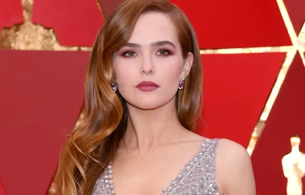 Wallpaper look, pose, makeup, actress, Zoey Deutch, Zoey Deutch for ...