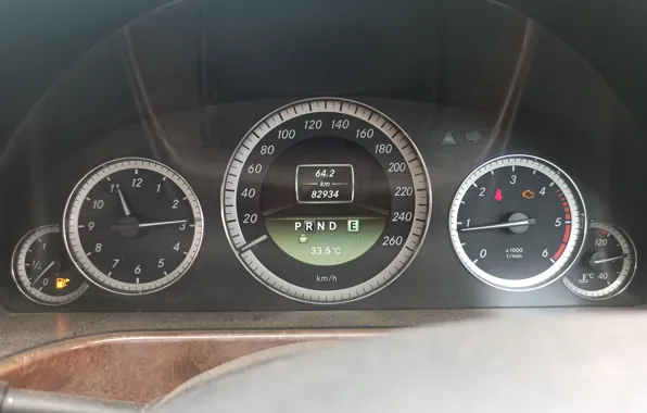 Wallpaper Mercedes E-Class, Speedometer, Digital Meter, Odometer for ...