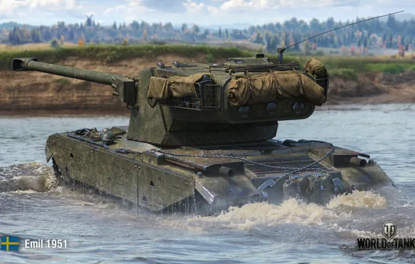 Download wallpaper WoT, World of Tanks, Wargaming, Emil 1951, section ...