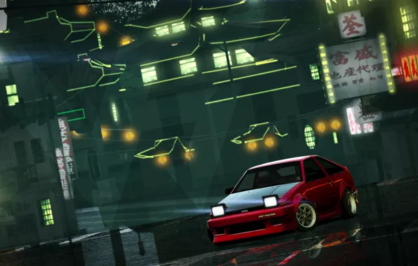 Wallpaper Japan, Toyota Corolla AE86, Need for speed world for mobile ...