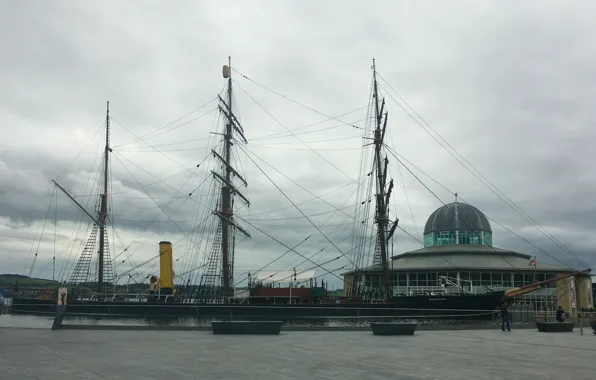 Wallpaper Scotland, Discovery, Museum ship, bark, Dundee for mobile and ...