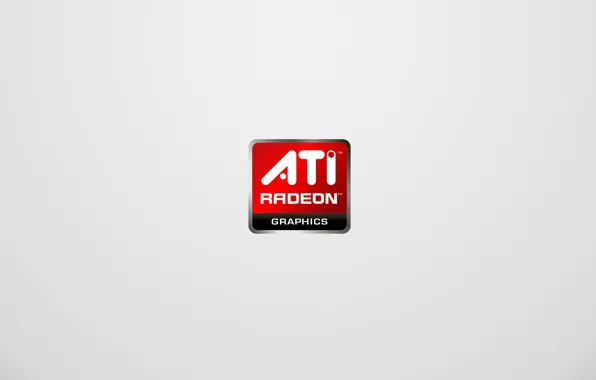 Wallpaper minimalism, logo, ATI, Radeon for mobile and desktop, section ...