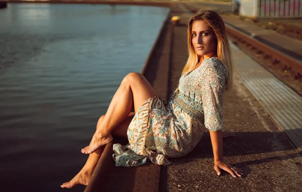 Download wallpaper look, girl, Jennifer Elené, section girls in ...