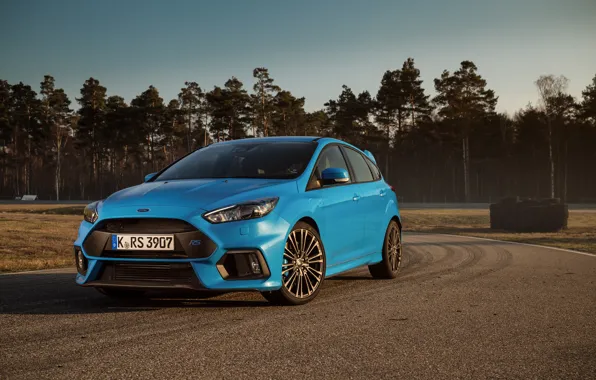 Download wallpaper ford, blue, focus, section ford in resolution 1920x1200