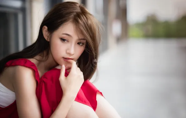 Download wallpaper sponge, Oriental girl, chingcho Chang, section girls ...