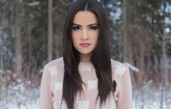 Wallpaper look, face, brunette, girl, is, face, Shannon Baker ...