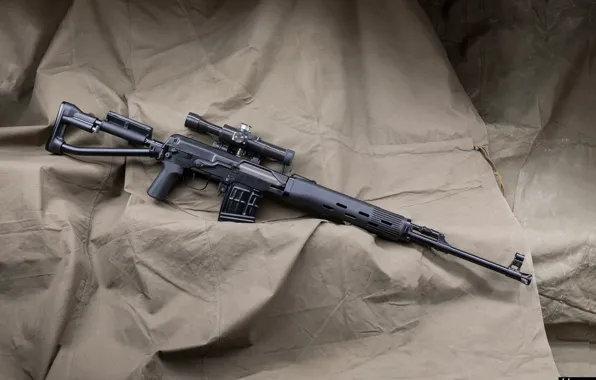 Download wallpaper Rifle, Dragunov Sniper Rifle, SIDS, section weapon ...