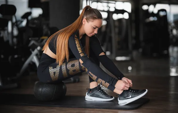 Wallpaper gym, leggings, woman fitness, Buttock, activewear, woman ...