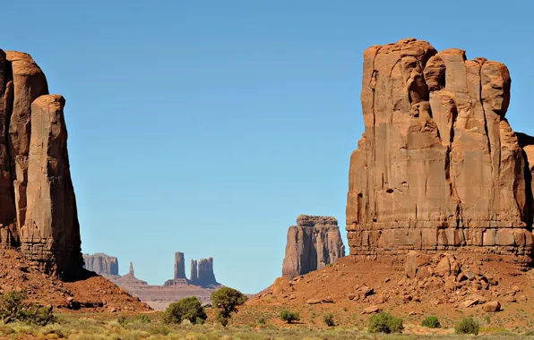 Download wallpaper the sky, mountains, rocks, USA, section nature in ...