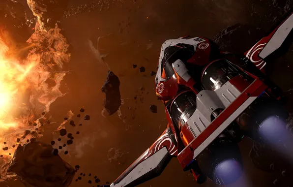 Download wallpaper Star Citizen, space ship, Origin M50, section games ...