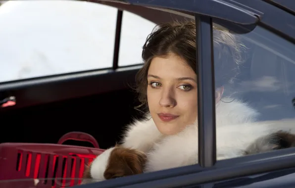 Wallpaper look, in the car, Lena, Anna Chipovskaya, Yolki 3, Anna ...