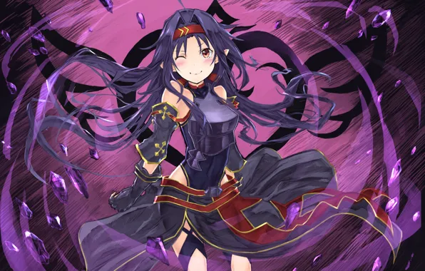 Wallpaper girl, game, armor, anime, asian, manga, sword art online ...