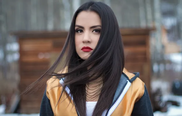 Download wallpaper look, face, model, brunette, model, Shannon Baker ...