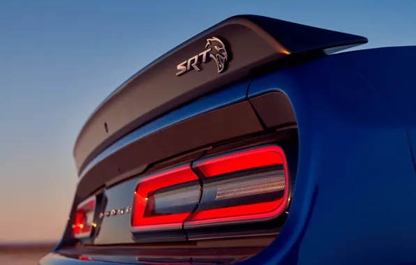 Download wallpaper Dodge, Challenger, SRT, badge, Dodge Challenger SRT ...