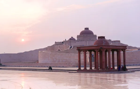Download wallpaper India, Buddhism, Lucknow, Ambedkar Stupa, section ...