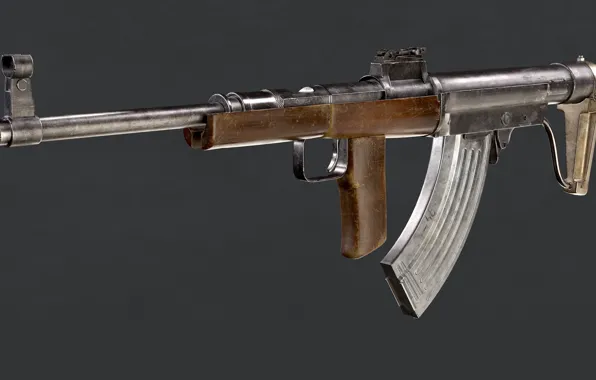 Download wallpaper USSR, An experienced automaton, AK-46, Korovin machine gun, section weapon in ...