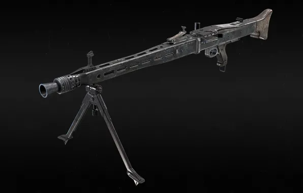Download wallpaper MG42, Germany ., A single machine gun, section ...