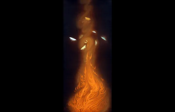 Download wallpaper 2560x1440, Gyoshuu Hayali, Enbu(fire dancing ...