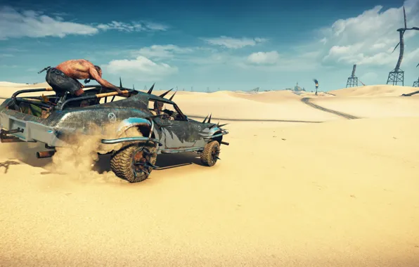 Download wallpaper car, game, desert, sand, Mad Max, suna, sabaku ...