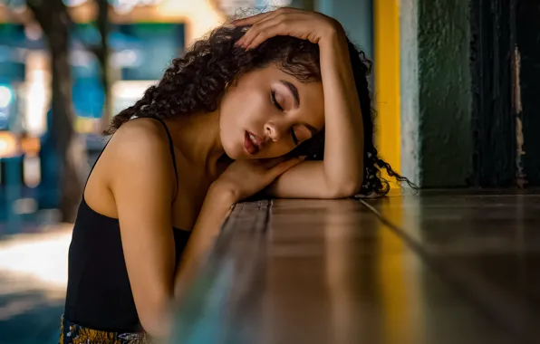 Wallpaper girl, background, portrait for mobile and desktop, section ...