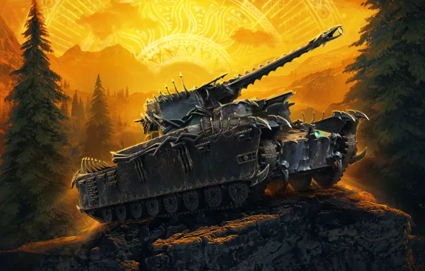 Download wallpaper Tank, Game, World of tanks, Combat Pass, The Faraway ...
