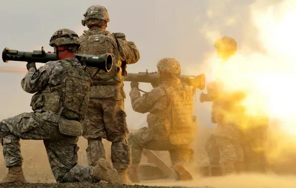 Download wallpaper weapons, soldiers, shooting, RPG, section weapon in ...