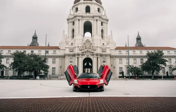 Wallpaper Red, MC20, Doors up for mobile and desktop, section maserati ...